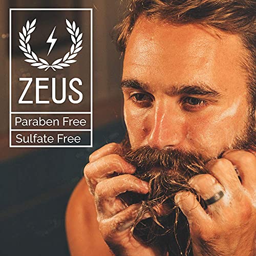 ZEUS Premium Beard Care Kit β Complete Grooming Set, Beard Wash Combo, Beard Oil & Balm, Beard Brush & Comb (Verbena Lime)