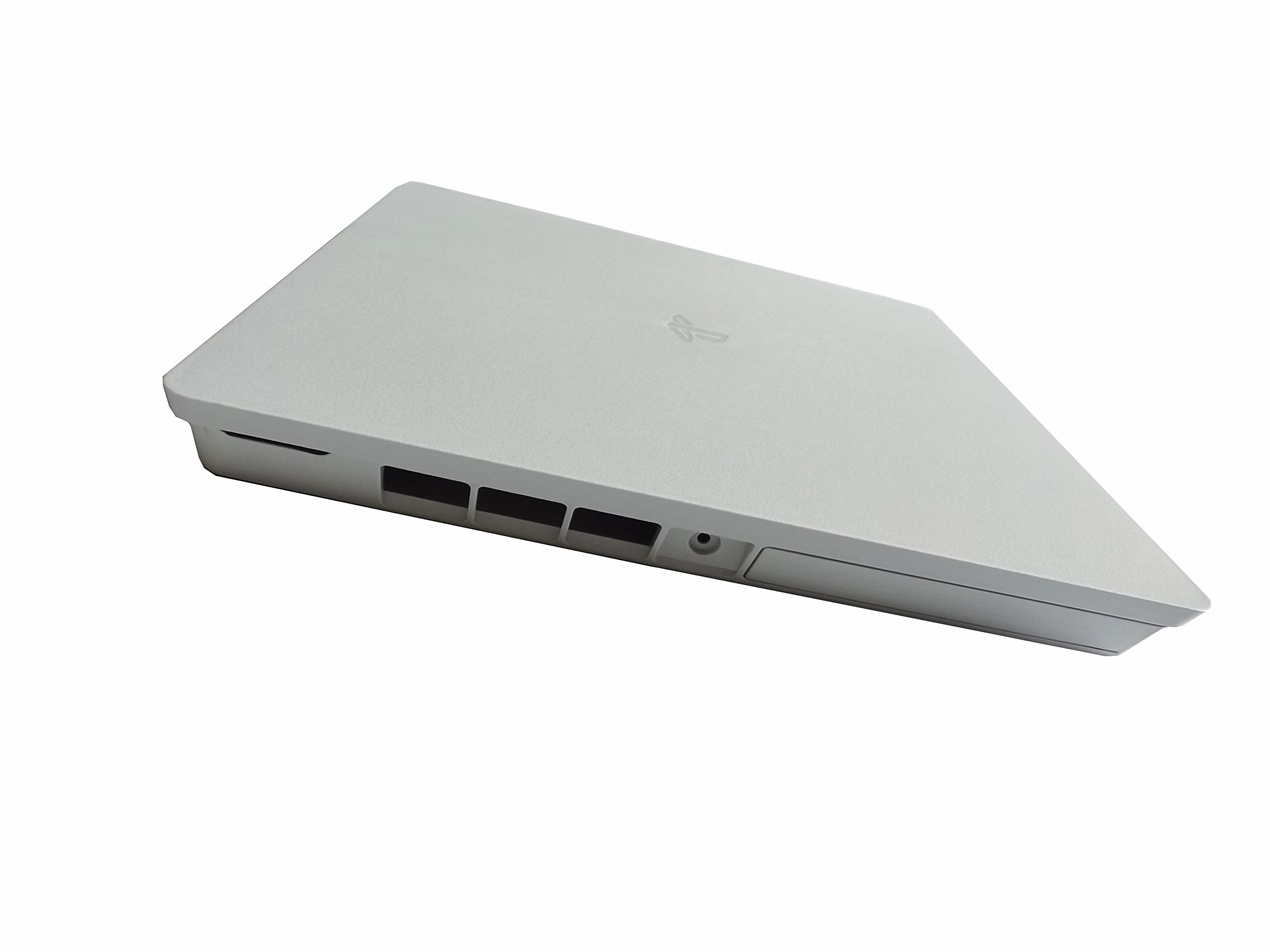 New Replacement Top Upper & Bottom Lower Housing Shell Case Cover Protective Cover for PS4 Slim Console White