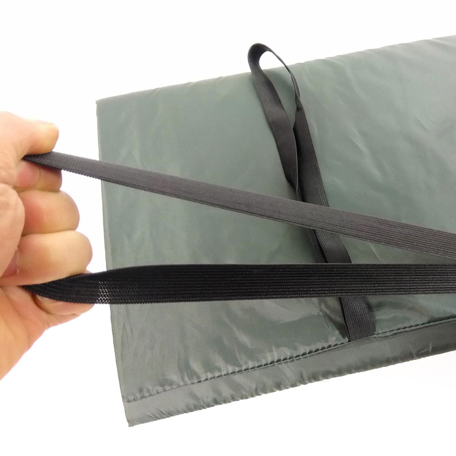 Almencla Waterproof Carp Fishing Unhooking Mat Weigh Straps Pad Fishing Tackle Pad, 100cmx60cm