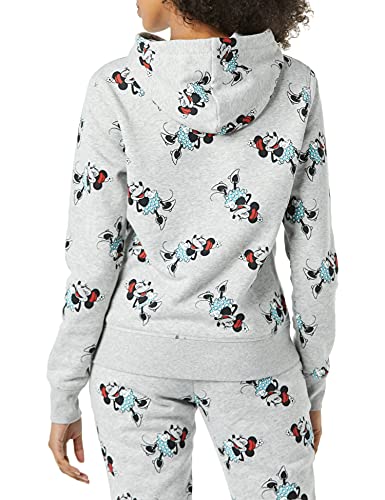 Amazon Essentials Disney | Marvel | Star Wars | Princess Women's Fleece Pullover Hoodie Sweatshirts (Available in Plus Size), Minnie Icons, Medium