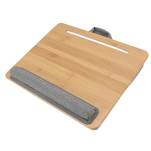 Adjustable Laptop Table - Lap Tray with Cushion | Multifunctional Bed Desk for Reading Writing Playing | Portable Lap Table
