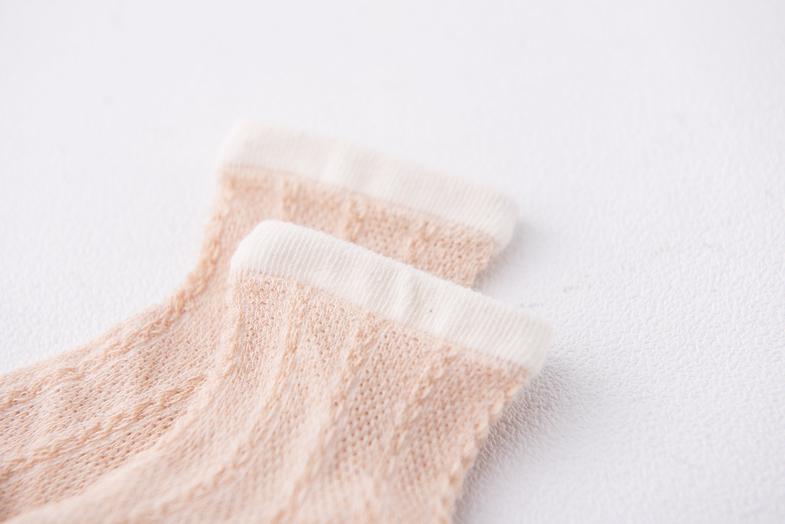 GZMM Newborn Baby Organic Cotton Socks 5 Pairs Pack For 0-6months