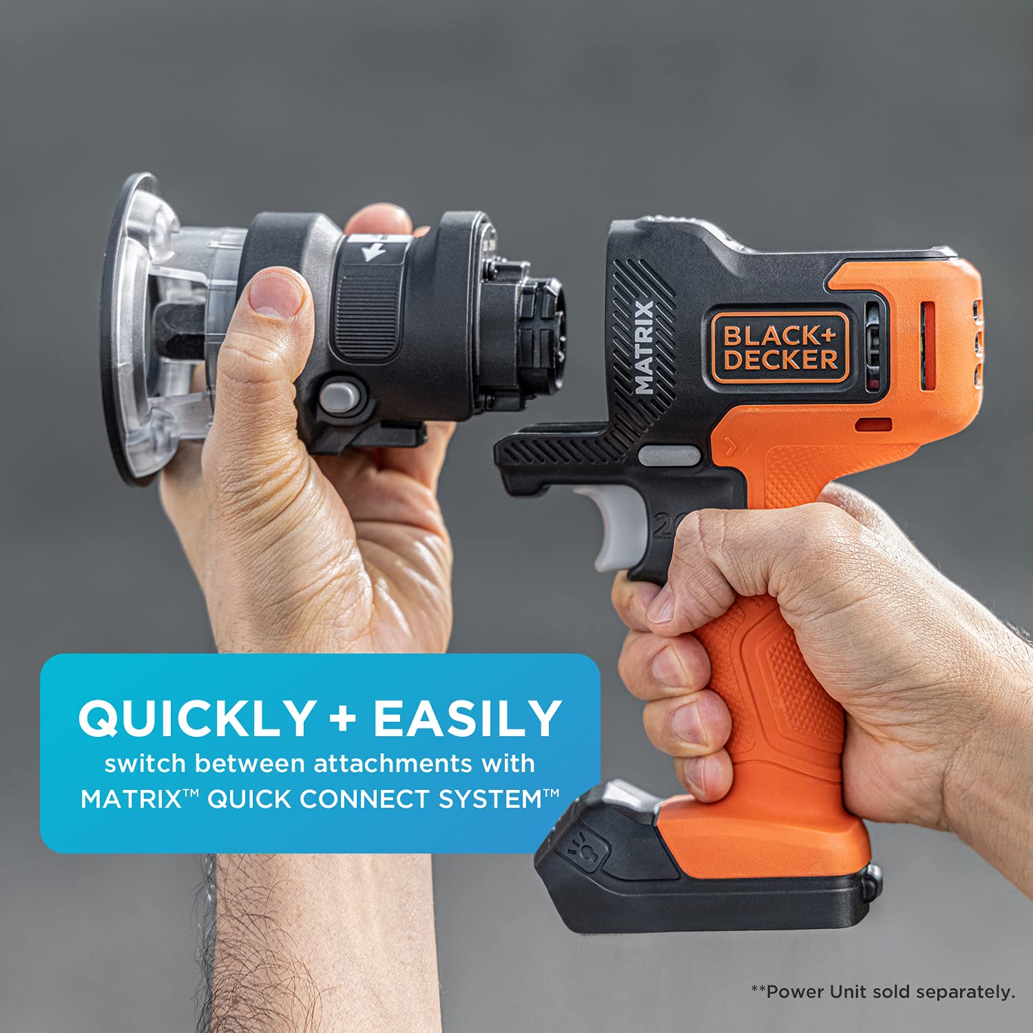 BLACK+DECKER Matrix Router Attachment For Cordless Drill (BDCMTR)