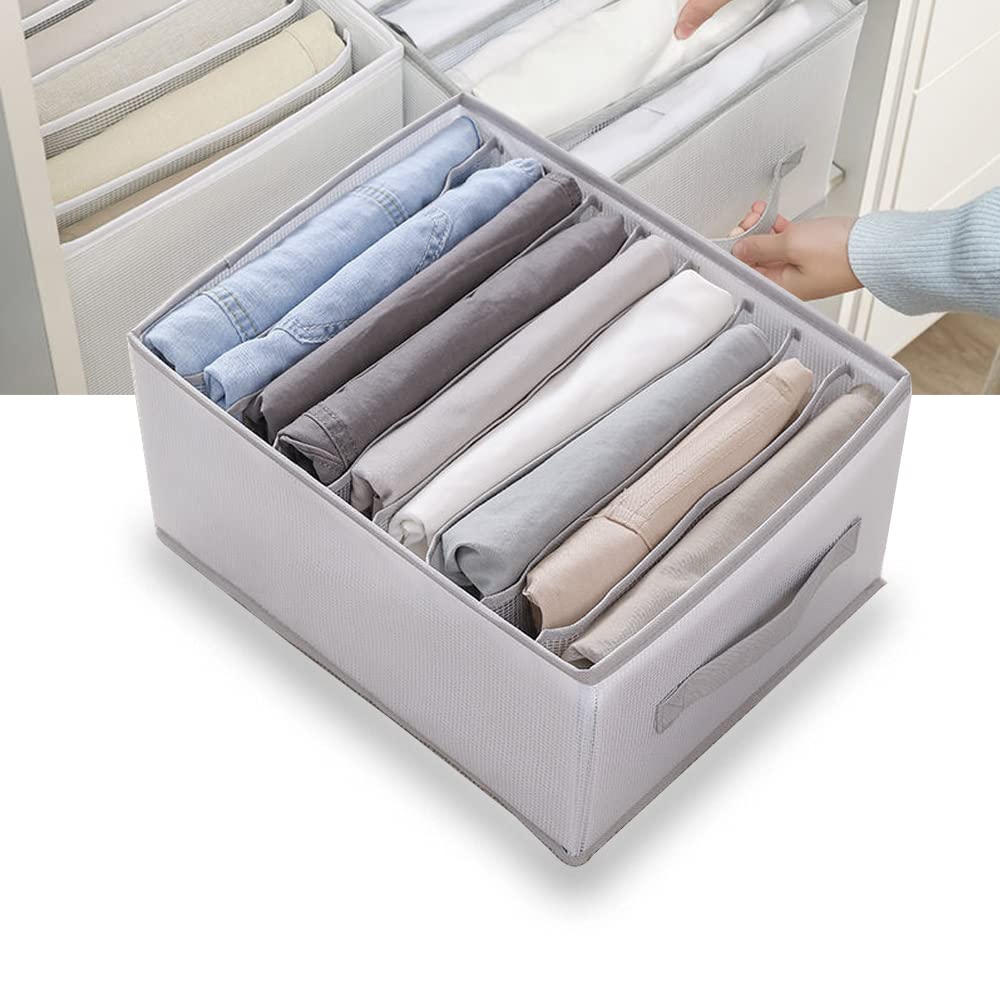 YMSAINI Clothes Organizer For Folded Clothes, Wardrobe Organizer, Wardrobe Clothes Organizer, Pants Organizer Sweater Organizer, Jeans Organizer, Wardrobe Clothes Organizer For Jeans (11)