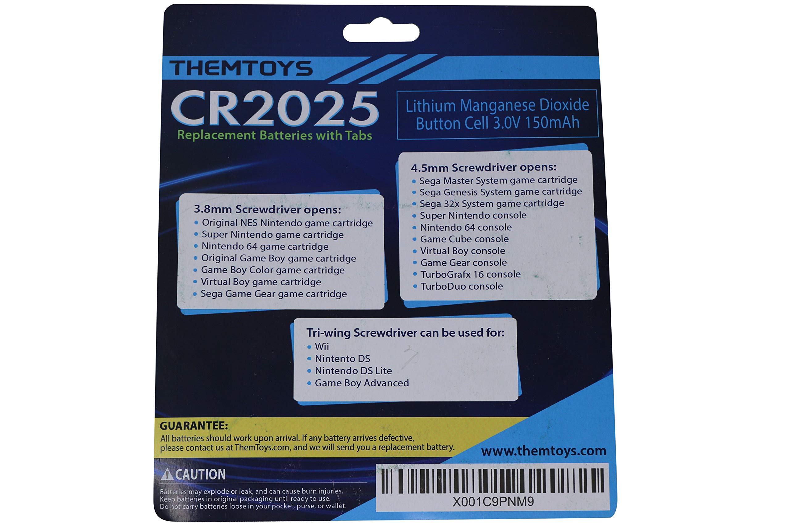 Tabbed CR2025 Batteries 10-pack, 2025 Battery Gameboy Cartridge Battery CR2025 Battery Tabs Solder, Color GBC CR2025 3v Lithium Battery, CR2025 Replacement Battery Gameboy Save Battery, Solder Tabs