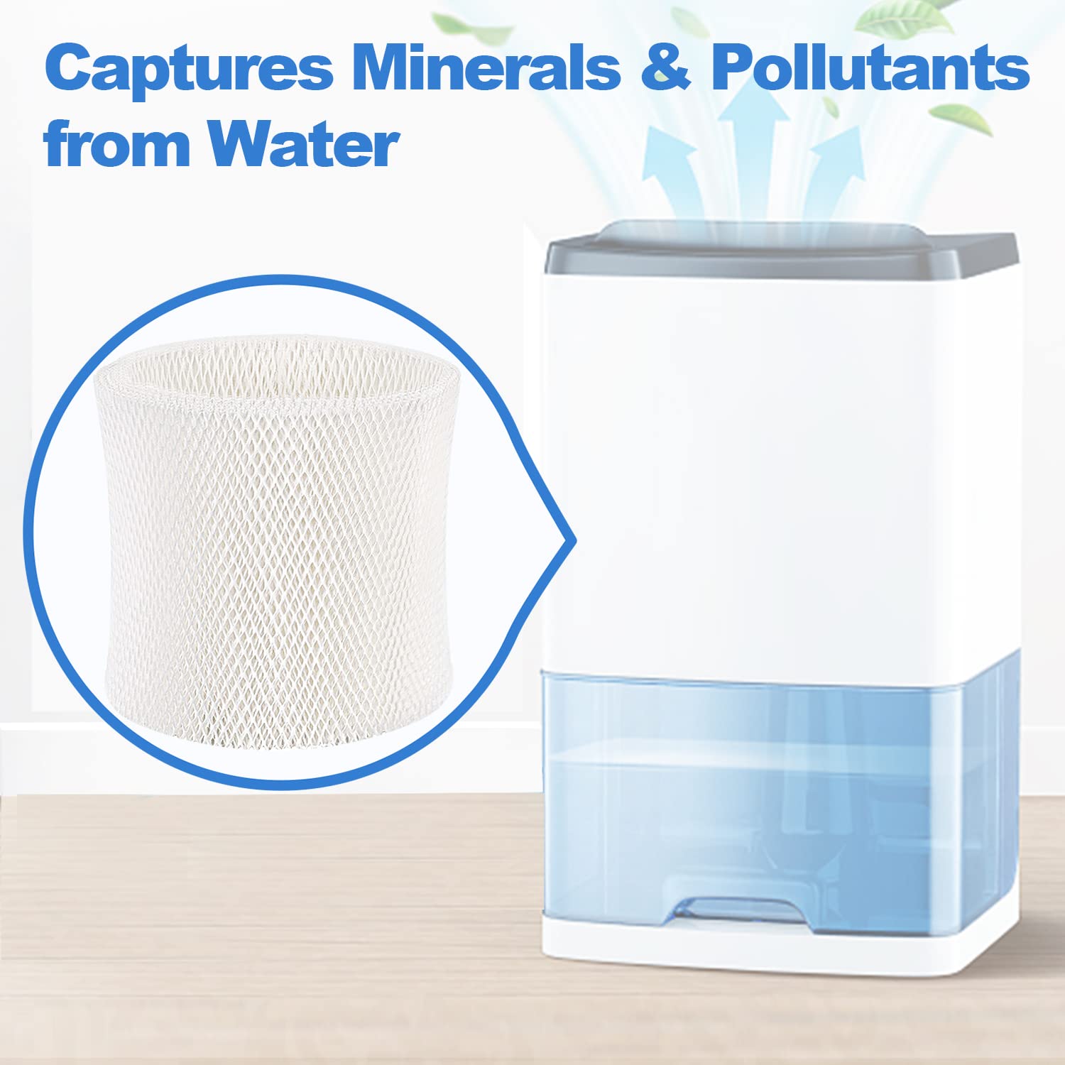 Humidifier Wicking Filters Fit for Honeywell HC-888 Model Series, Fit for Honeywell Humidifier Filter Replacement Filter C (2 Pack)