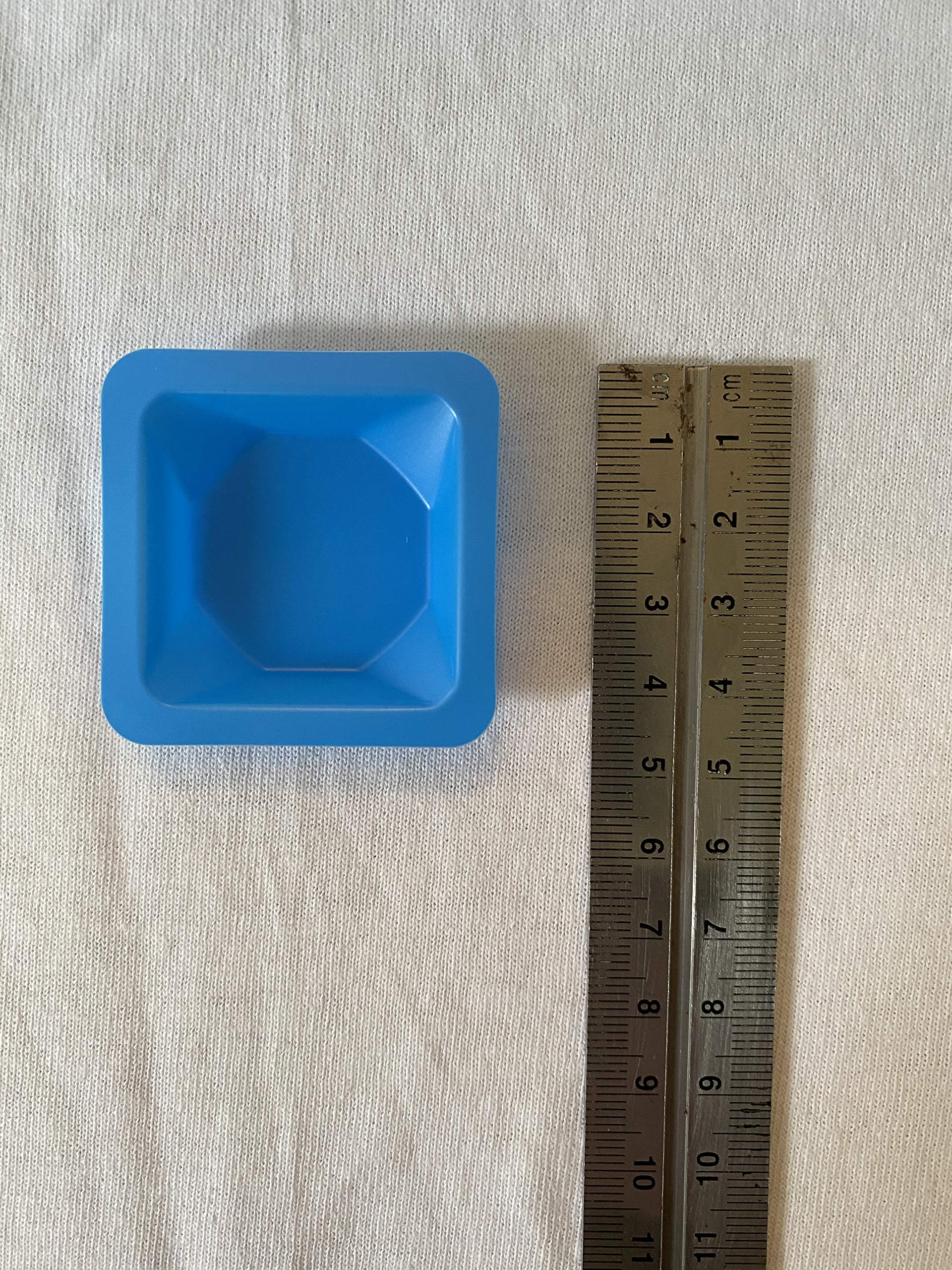 Standard Weighing Boats, W-S46-BL-50, 46mm, Small, Blue, Pack of 50