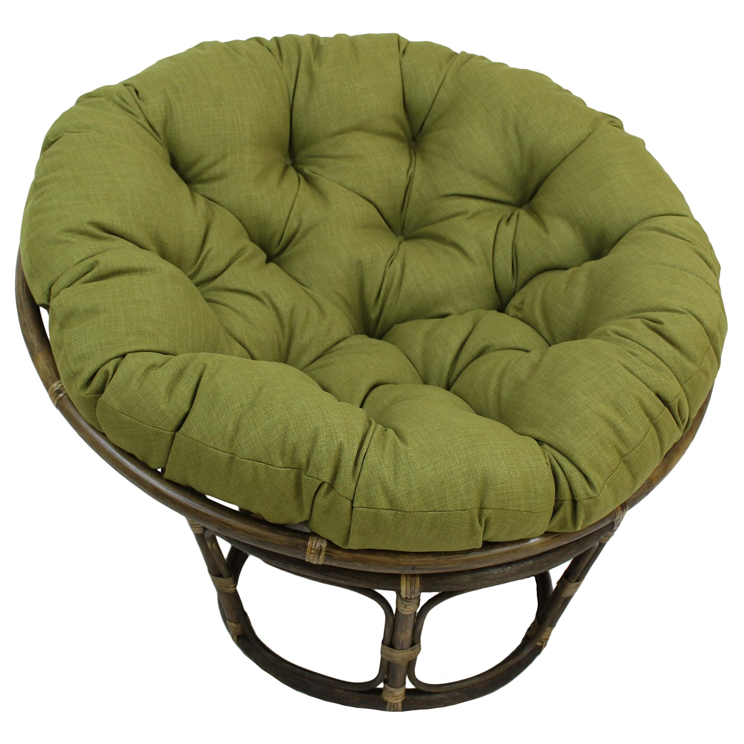 Blazing Needles 52-inch Indoor/Outdoor Papasan Cushion (Cushion Only) Sea Blue Specialty
