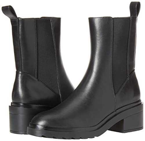 Amazon Essentials Women's Chunky Sole Chelsea Boot, Black, 8