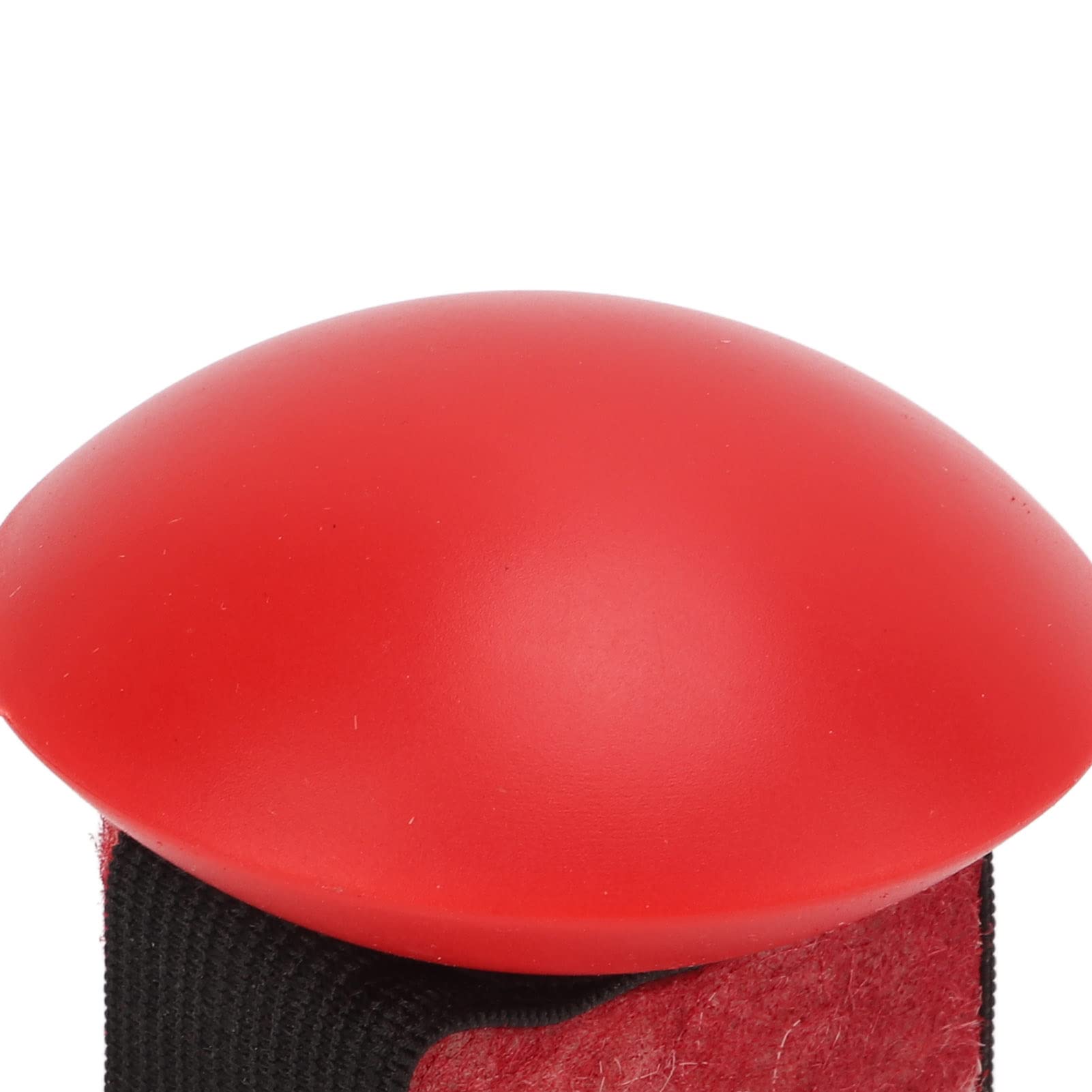 African Drum Finger Rattle, Simple African Drum Finger Shaker Fun Plastic and Sponge Innovative Increase Rhythm for Performance(Red)