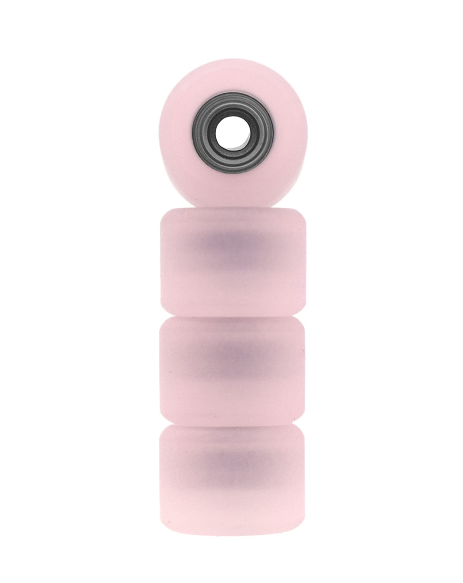Teak Tuning Apex 61D Urethane Fingerboard Wheels - Mini Shorty Shape, 6.6mm Diameter - ABEC-9 Stealth Bearings - Made in The USA - Gumdrop Colorway