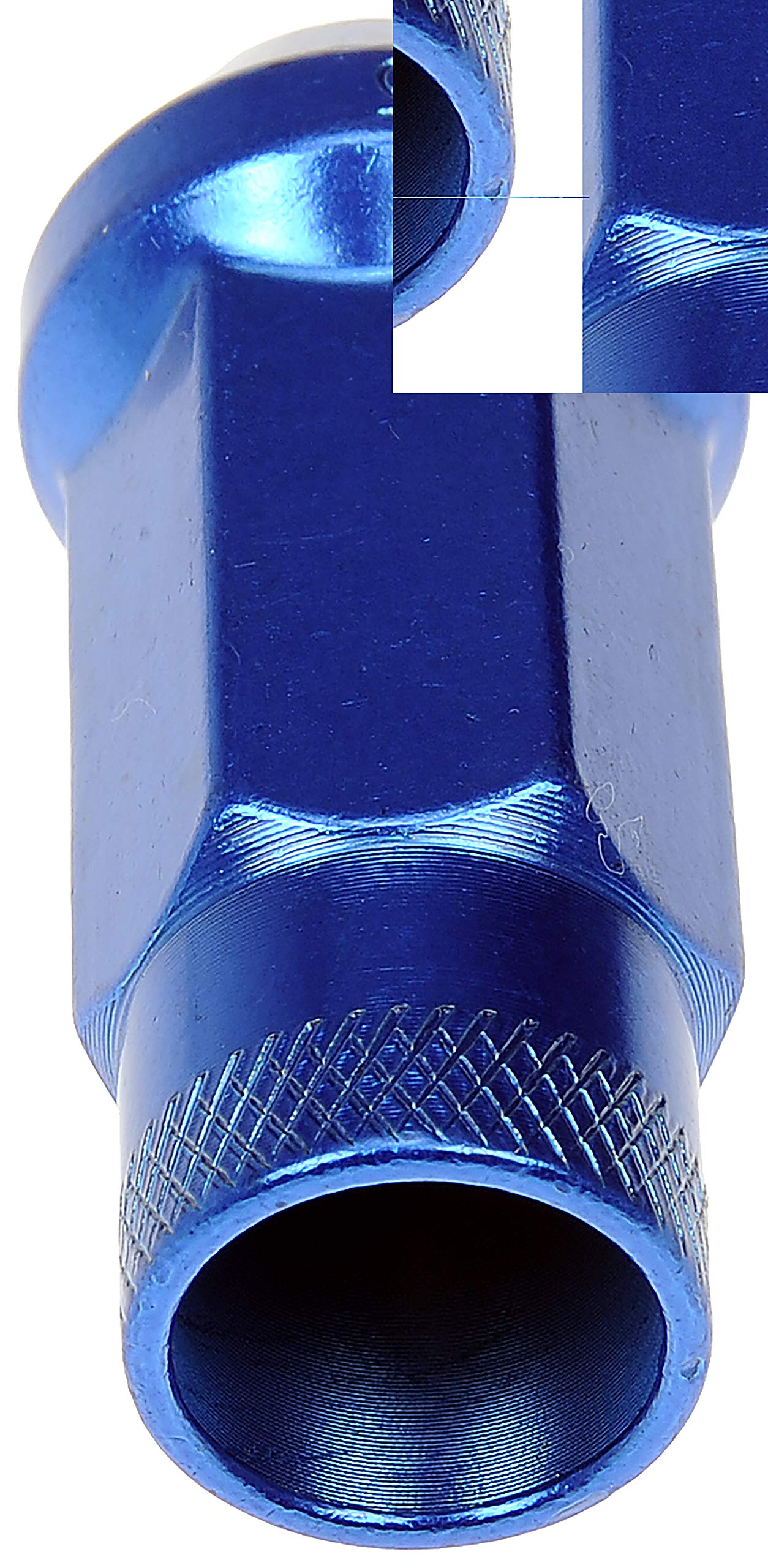 Dorman 713-385D Blue Open End Knurled Wheel Nuts Compatible with Select Models, 20 Pack