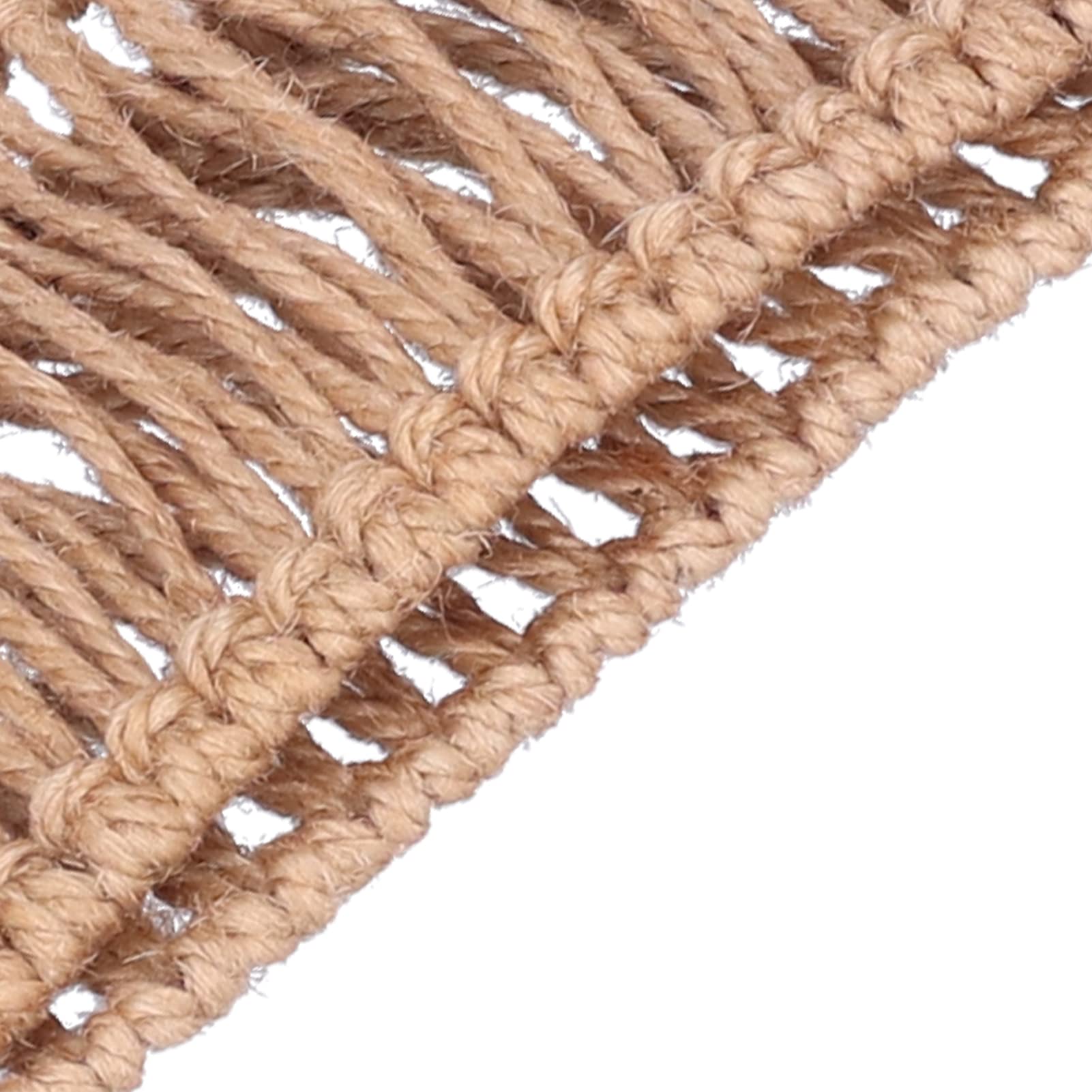 Jacksing Handpan Decoration Rattan Rope, Surround Decor Ring Handmade Braided Steel Tongue Drum Ropes for 13 Tone Drums