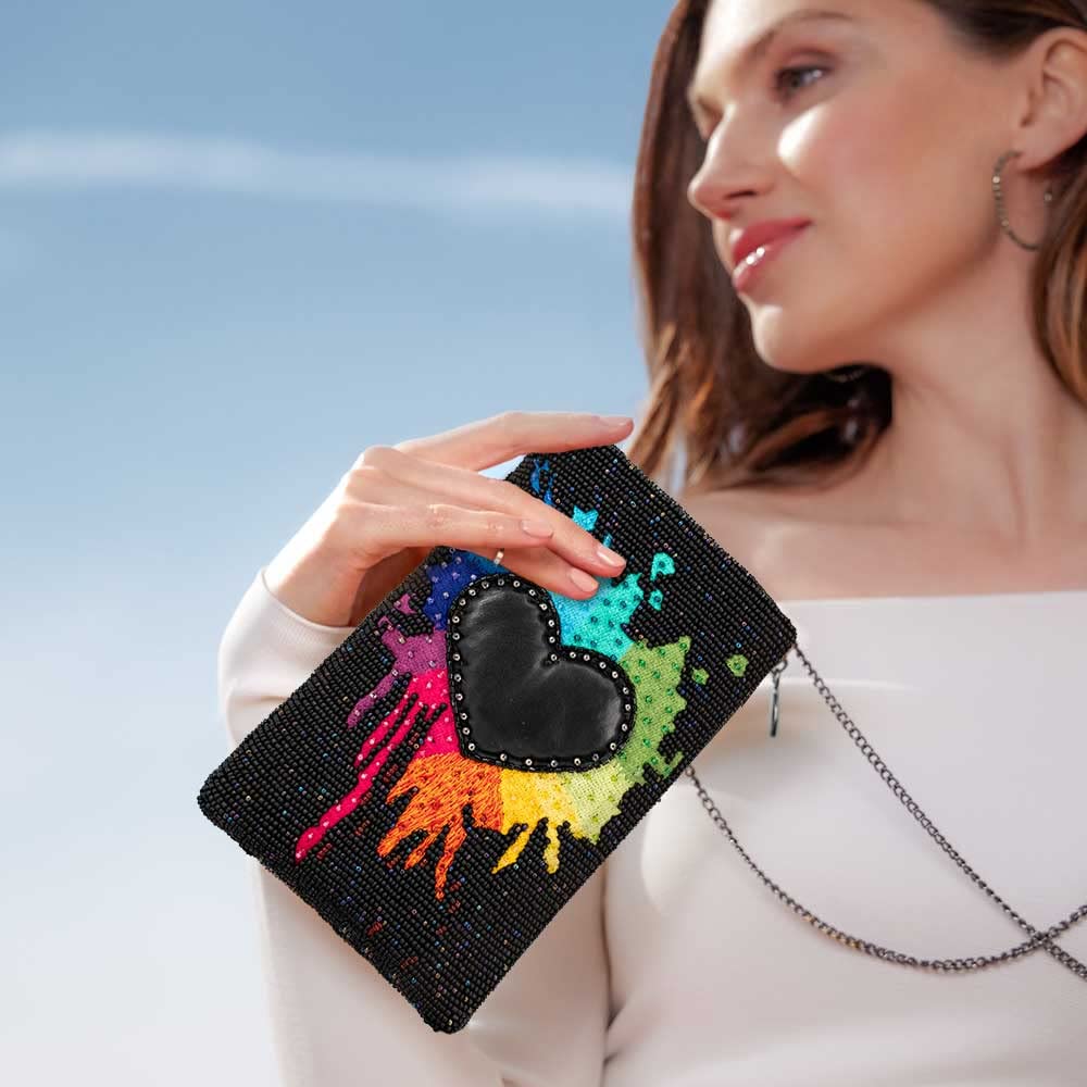 Mary Frances Express Yourself Crossbody Phone Bag, Multi