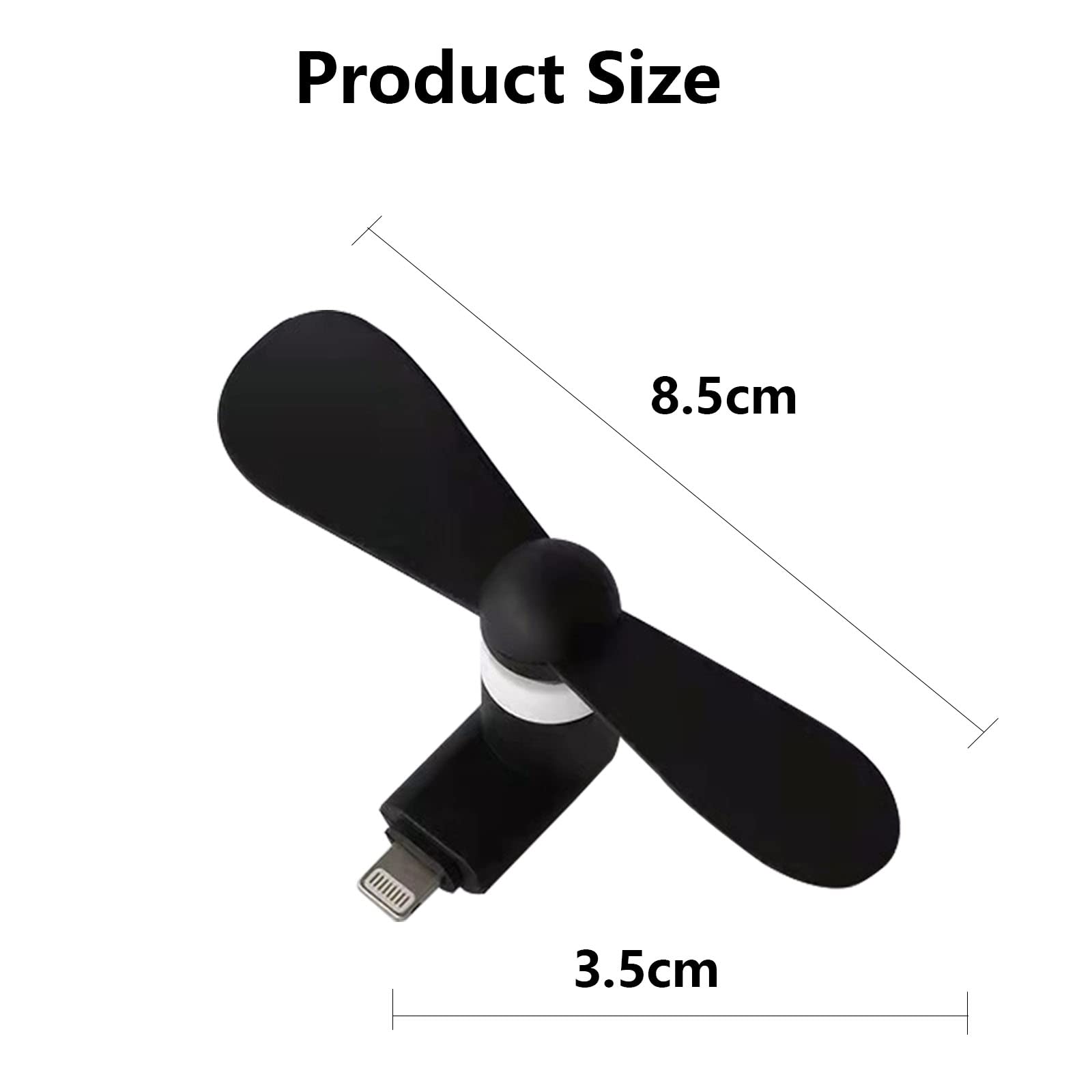 Aikens Phone Fan Mini Fan USB Cellphone Fan Cell Fans Compatible for iPhone iPad Phone Summer Accessories