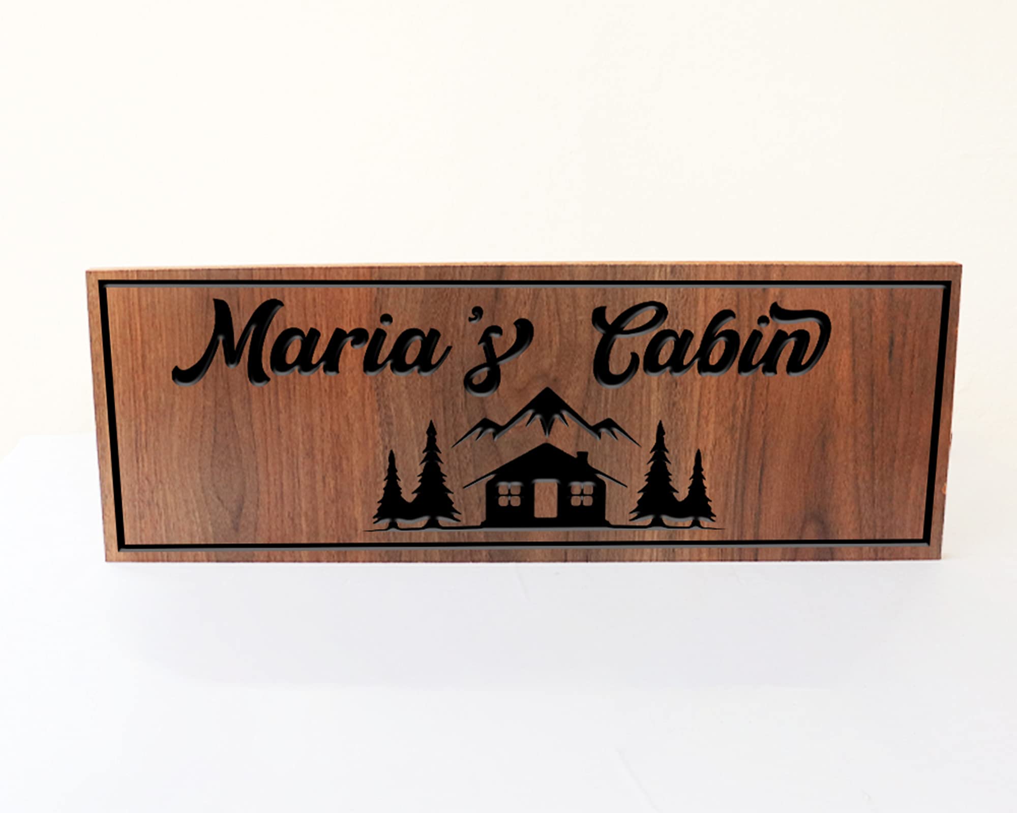 Customized Wooden Sign - Farmhouse Decor - Housewarming Gift - Cabin Sign - Rustic Decor - Mountain Home - Wedding Gift - Birthday Gift - Personalized Gift - Anniversary Gift - Last Name Sign - Garden Decor