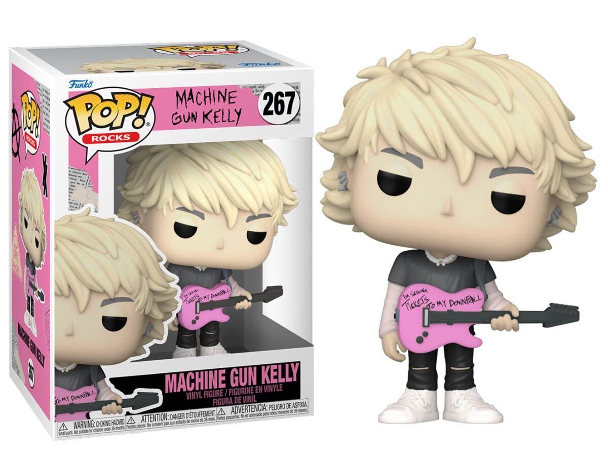 Funko Pop! Music: Machine Gun Kelly - Tickets to My Downfall, Multicolor, Vinyl Figure, 3.91-Inch Tall