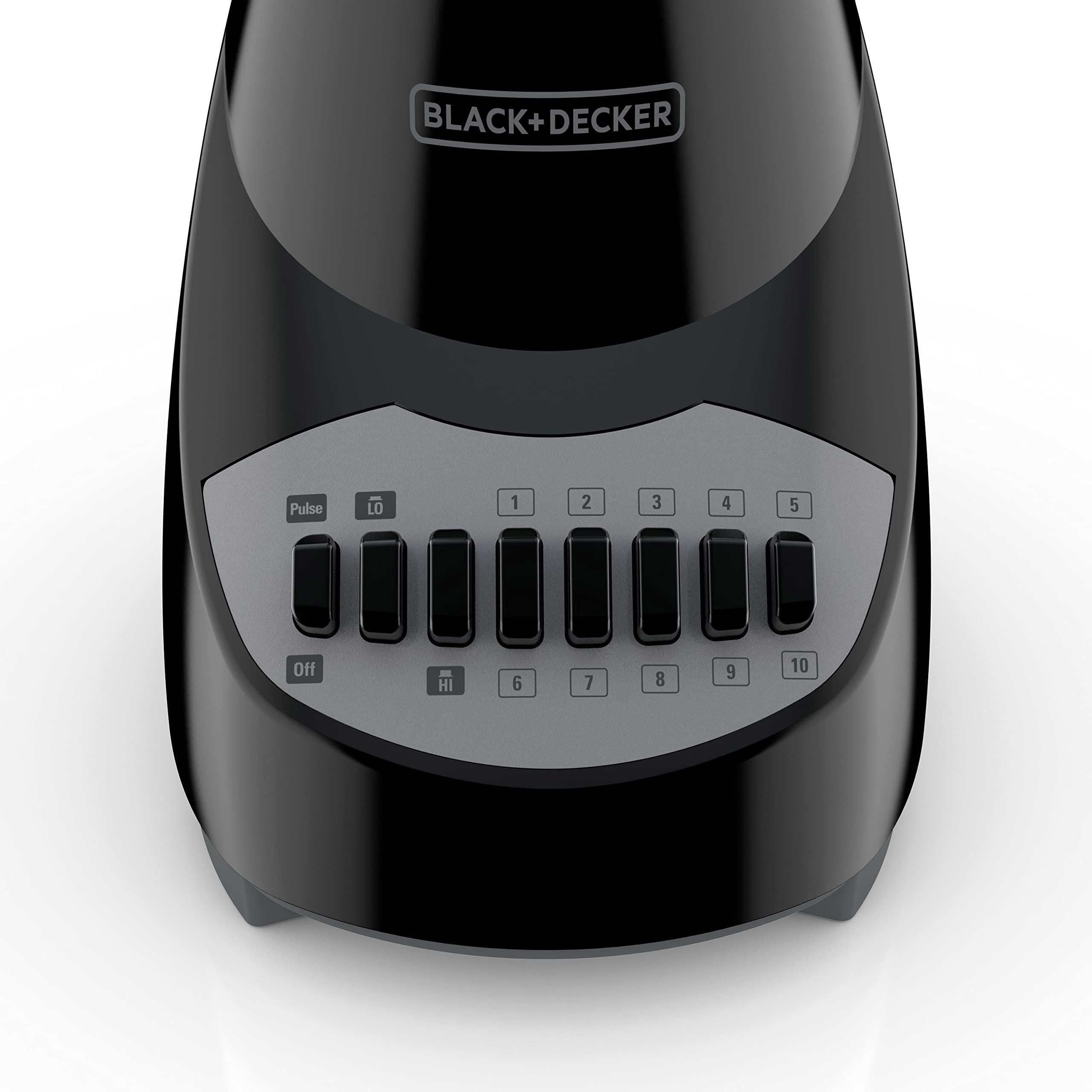 BLACK+DECKER Crush Master Blender, 10-Speeds with Stainless Steel Blades, Black, BL2010BP & IR06V Easy Steam Compact Iron with EvenSteam TrueGlide Non-Stick Soleplate