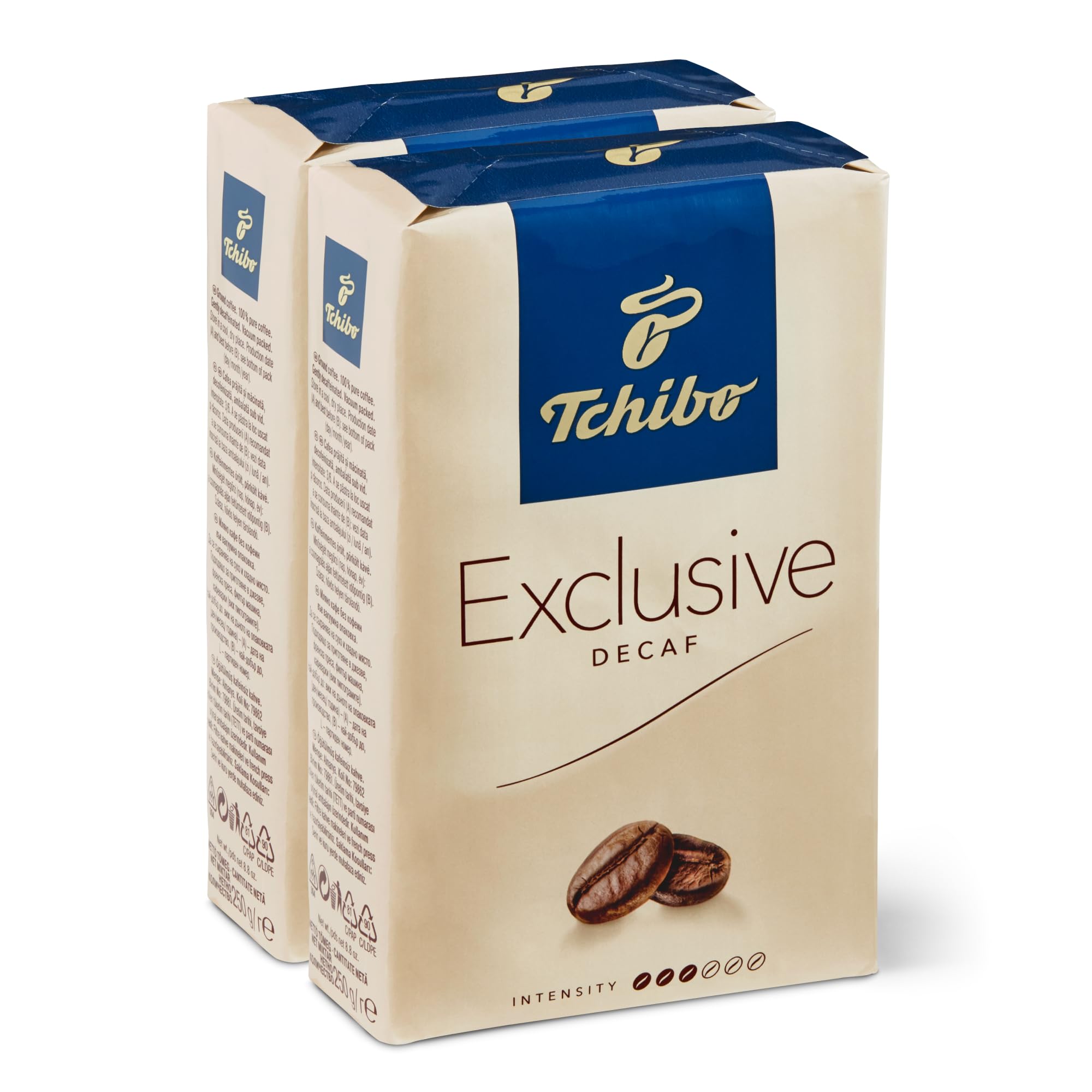Tchibo Exclusive Decaf Ground Coffee 2 Packs X 8.8oz/250g