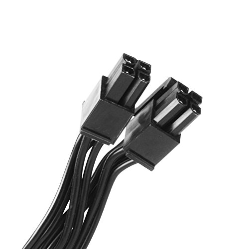 SilverStone Technology SST-ET750-B Watt 80 Plus Bronze Fixed Cable Computer Power Supply with All Flat Black Cables