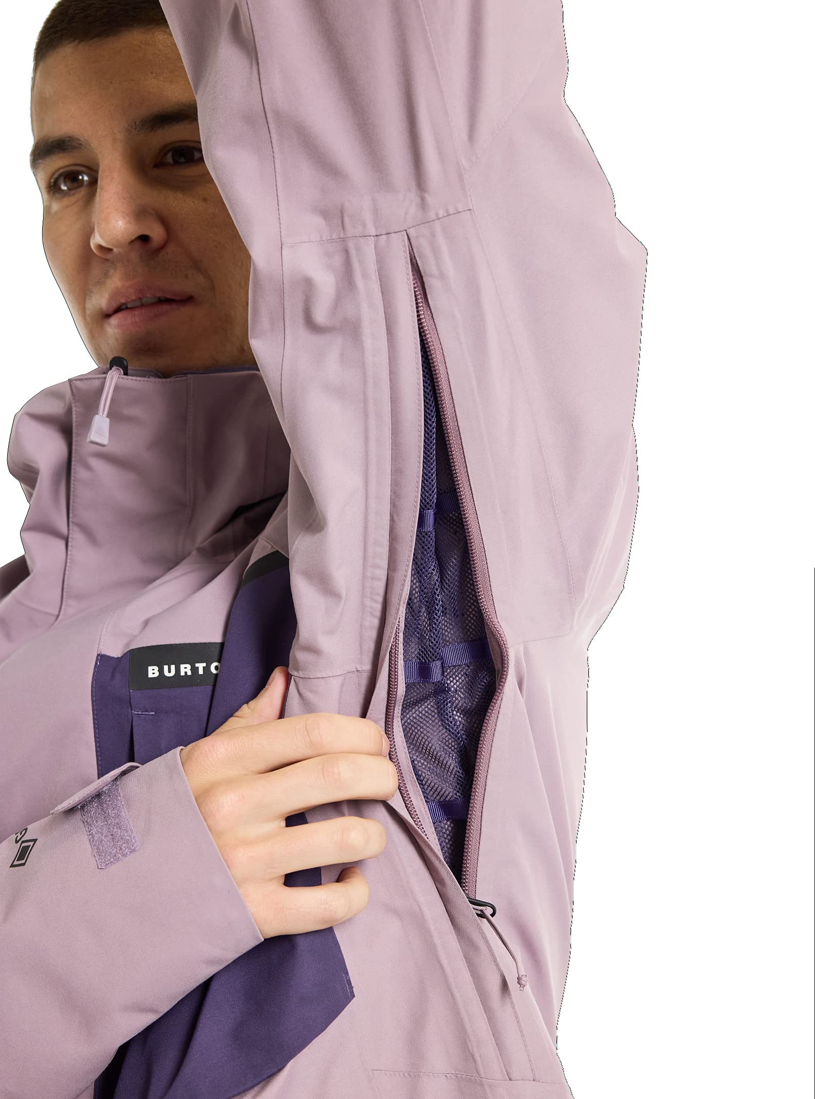 Burton Men's Standard Powline Gore-TEX 2L Jacket, Elderberry/Violet Halo, Medium