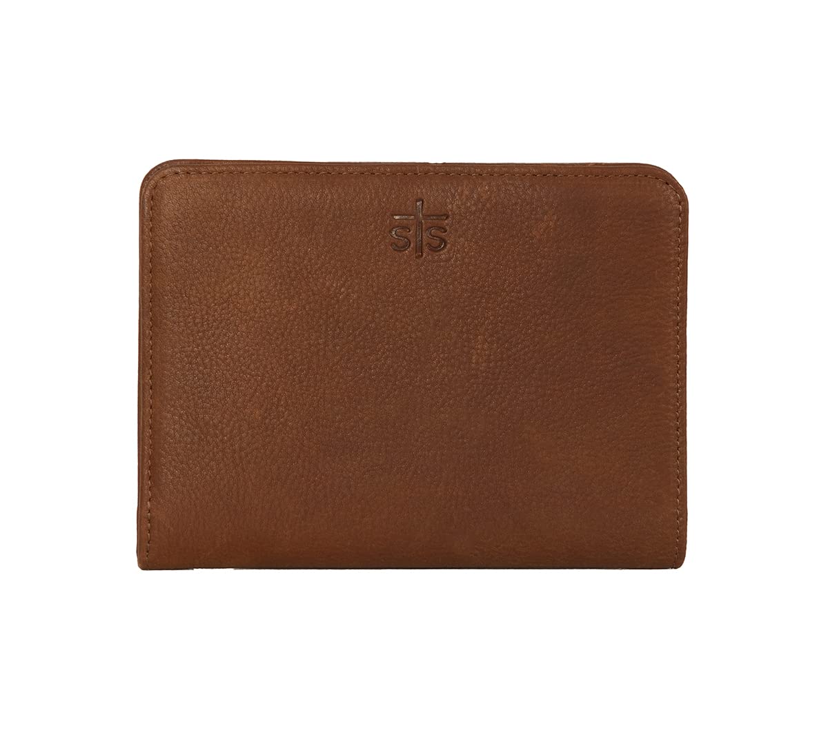 STS Ranchwear Women's Compact Multi-Function Leather Bifold Kai Collection Magnetic Wallet, Tan