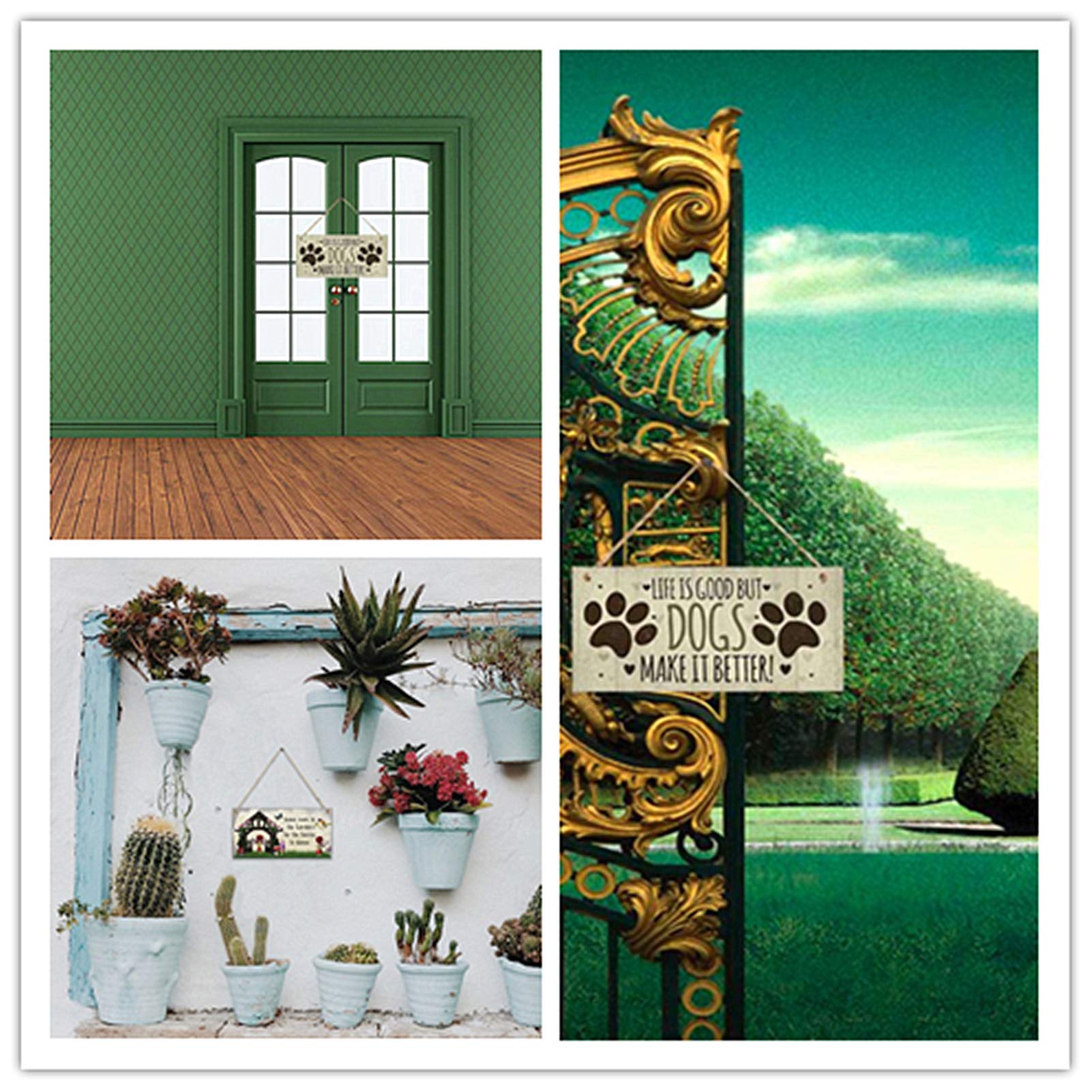 Funny Ring The Door Bell Wall Door Gate Sign Garden Shed Nan Mum Home Friend Gift 10" X 5"