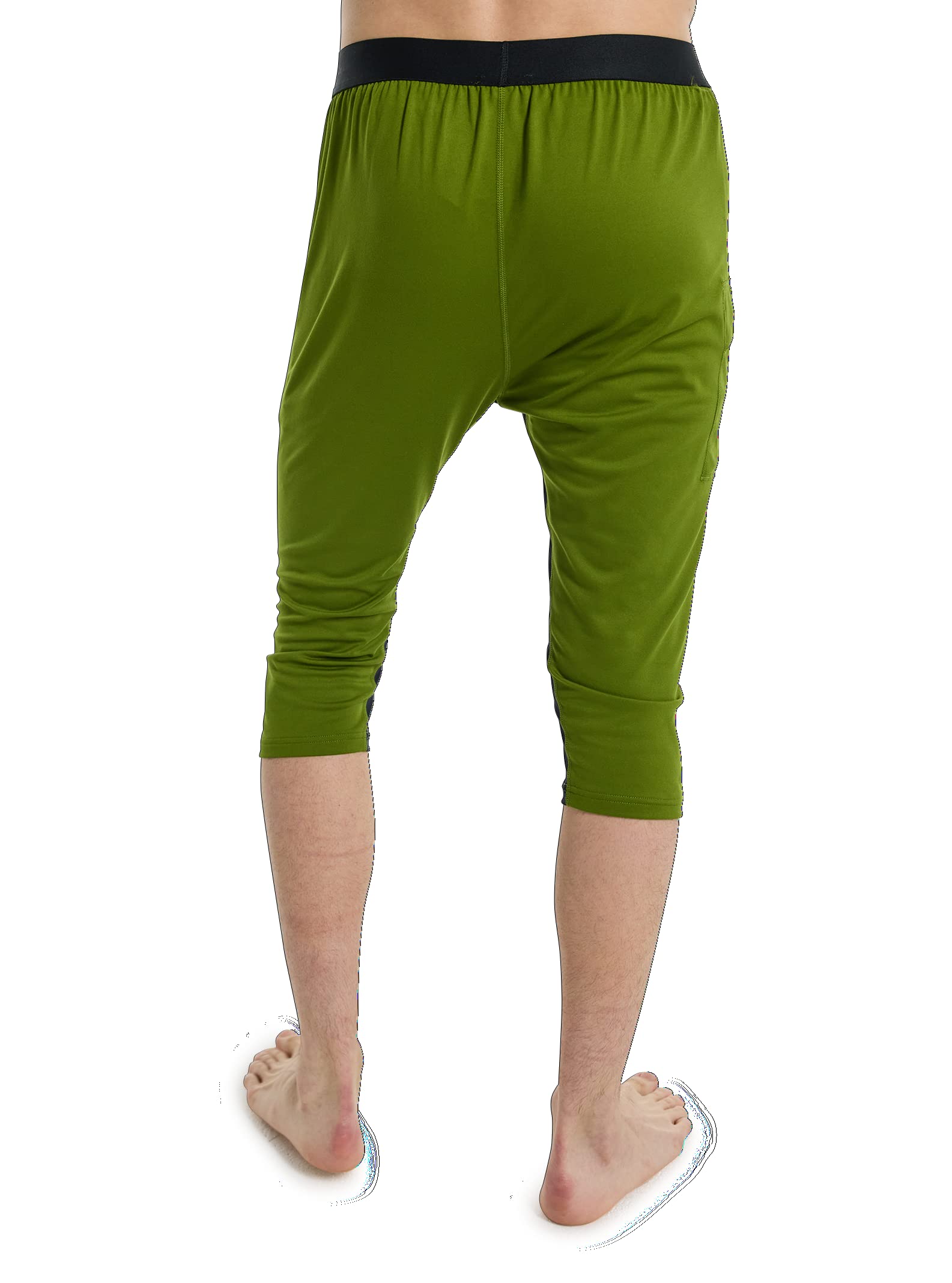 Burton Men's Standard Midweight X Base Layer Three-Quarter Boot Pants, Calla Green, Large