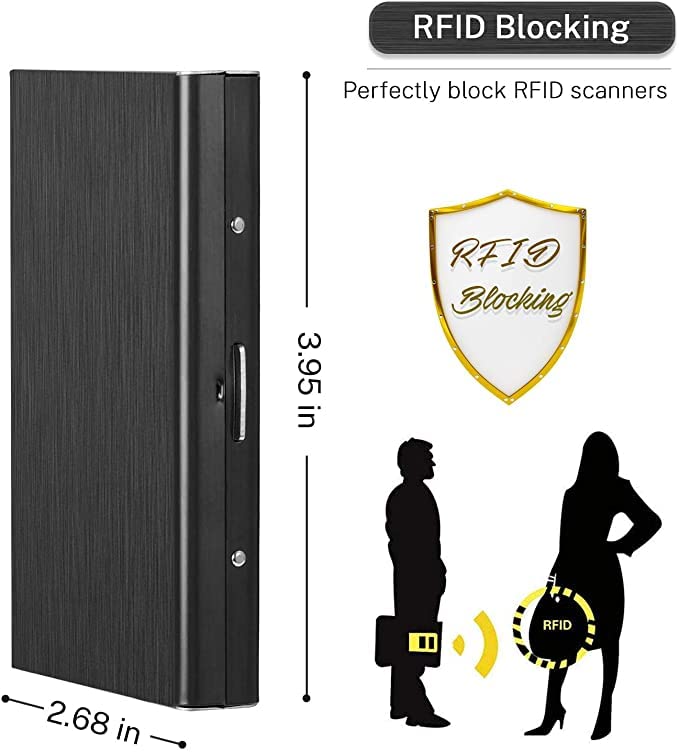 Personalized Metal Card Holder