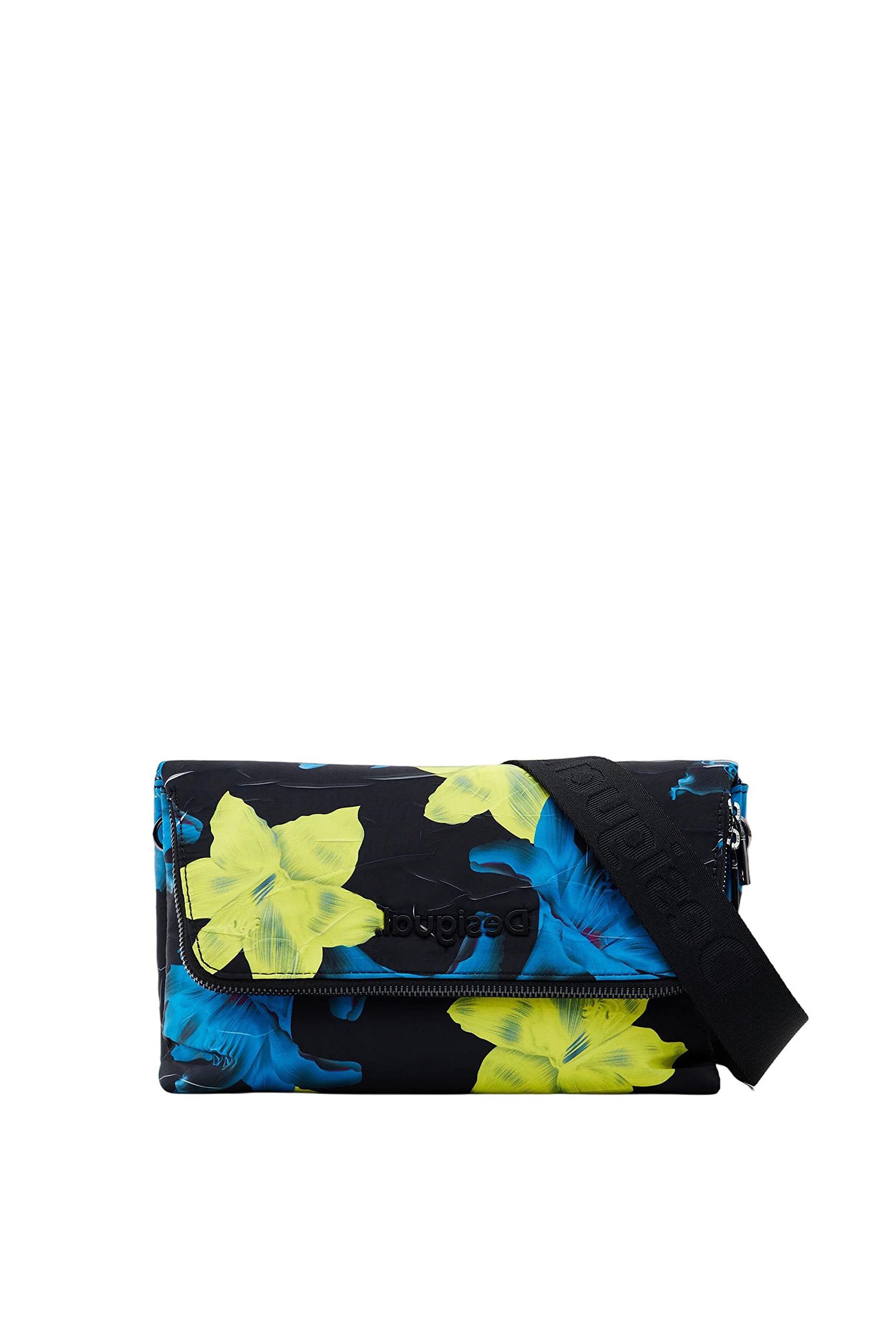 Desigual Accessories Fabric Across Body Bag, Black