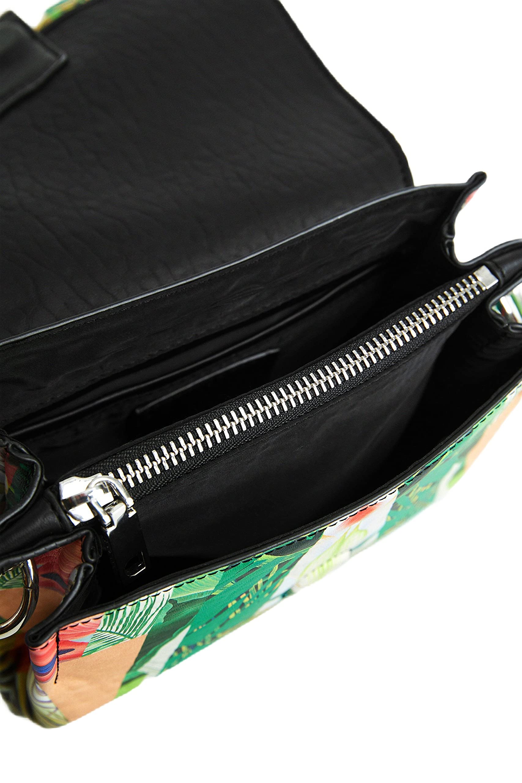 Desigual woMens Casual Across Body Bag, Green, U US