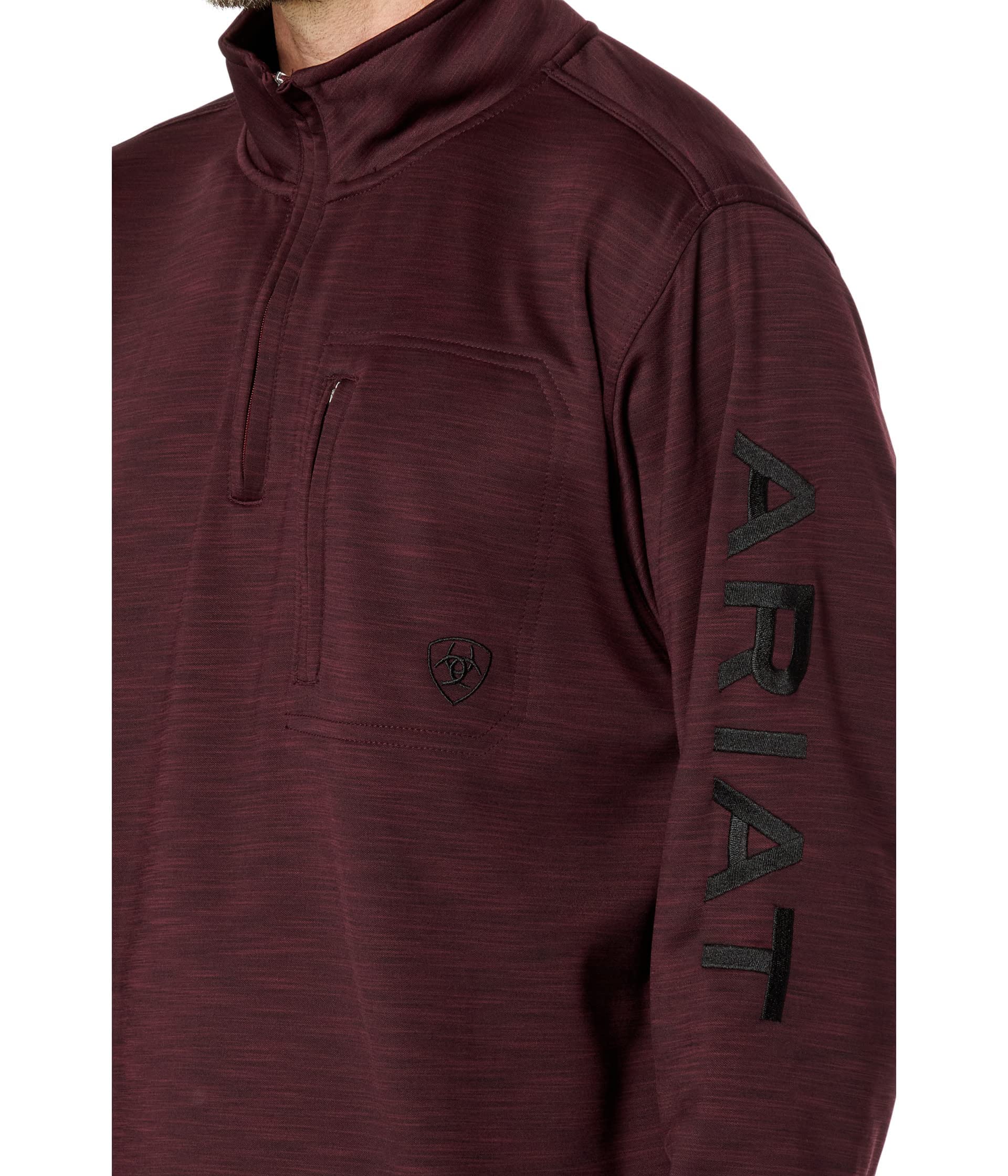 Ariat Team Logo 1/4 Zip Sweatshirt