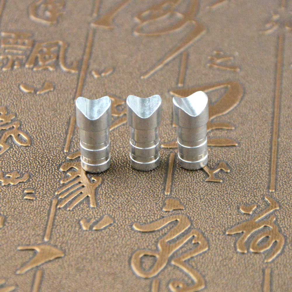AMEYXGS 30 pcs Archery Crossbow Arrow Nocks Half Moon Arrow Tails Suitable for DIY Arrow Shaft ID 7.6/6.2mm Crossbow Arrow Shaft (ID:6.2mm)