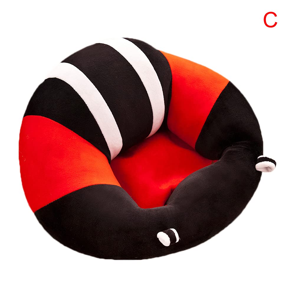 Baby Sofa Support Chair - Baby Support Seat, Plush Soft Cartoon Animals Sitting Chair, Baby Sofa Learning to Sit Chair