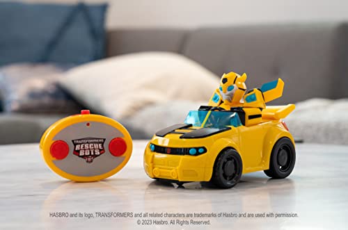 Transformers Rescue Bots Academy Bumblebee RC Radio Control Car, Toys for Kids and Adults