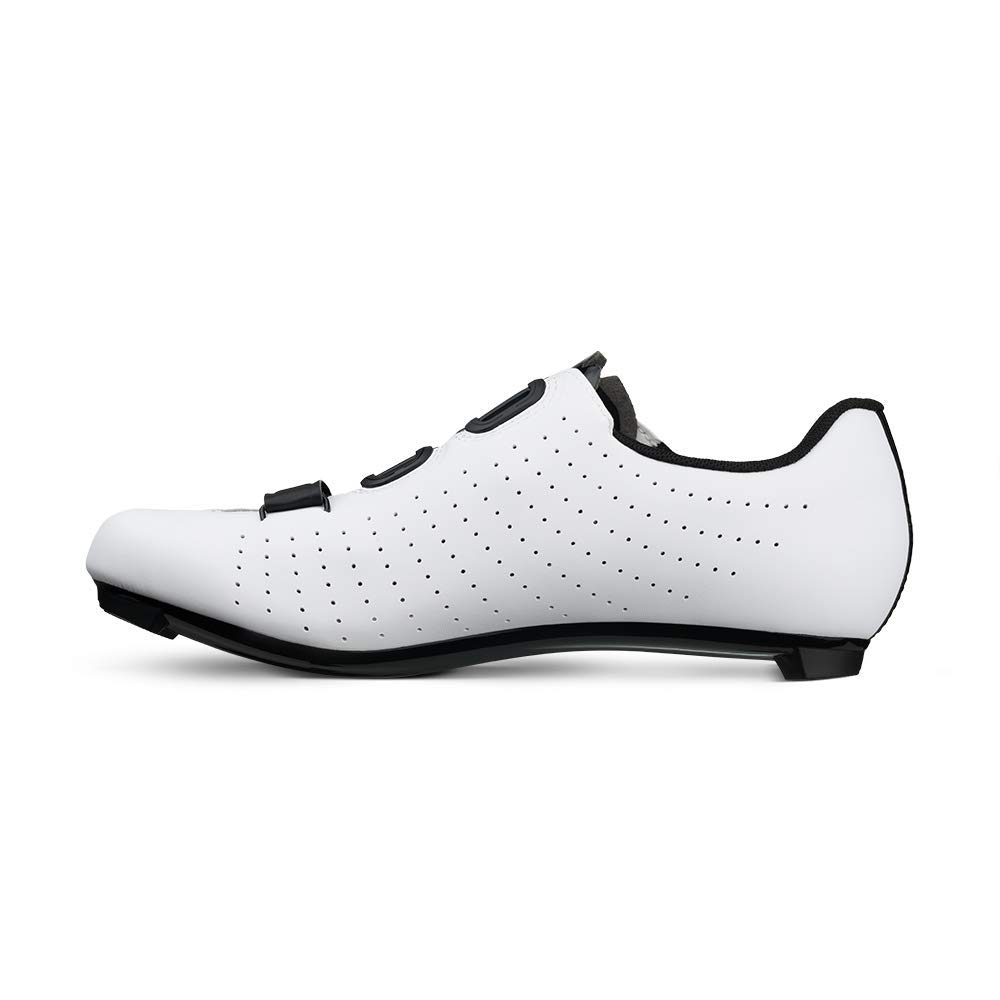 Fizik mens Tempo Overcurve Cycling Shoe, White Black, 5.5 US