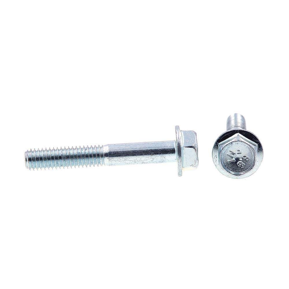 Prime-Line 9089411 Flange Bolts, Class 8.8 Metric, M6-1.0 X 40MM, Zinc Plated Steel (25 Pack)