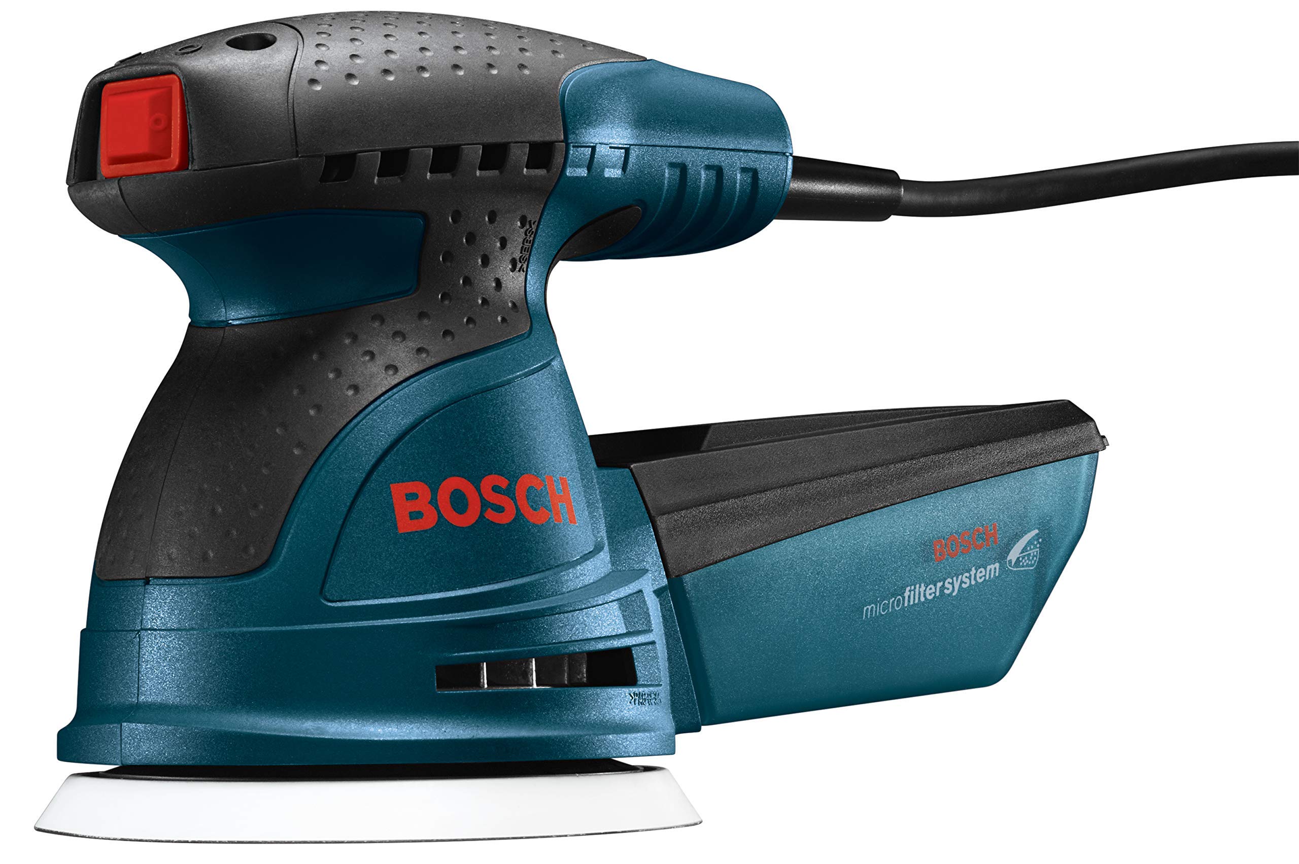 Bosch ROS20VSC-RT 5 in. VS Palm Random Orbit Sander Kit with Canvas Carrying Bag (Renewed)
