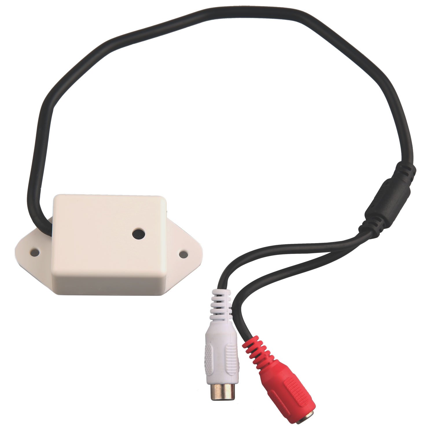 Weatherproof High Sensitive CCTV Microphone for CCTV Security Camera CCTV DVR Surveillance System,Volume can be Adjusted, Outdoor Audio External Microphone