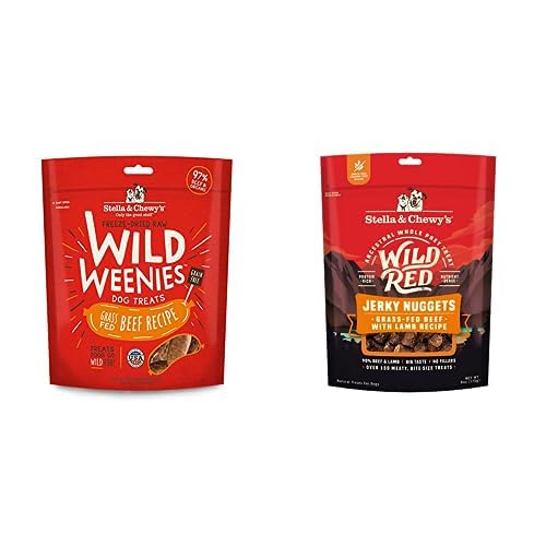 Stella & Chewy's Poultry-Free Bundle (Beef Wild Weenies Treats, Beef Wild Red Jerky Treats)