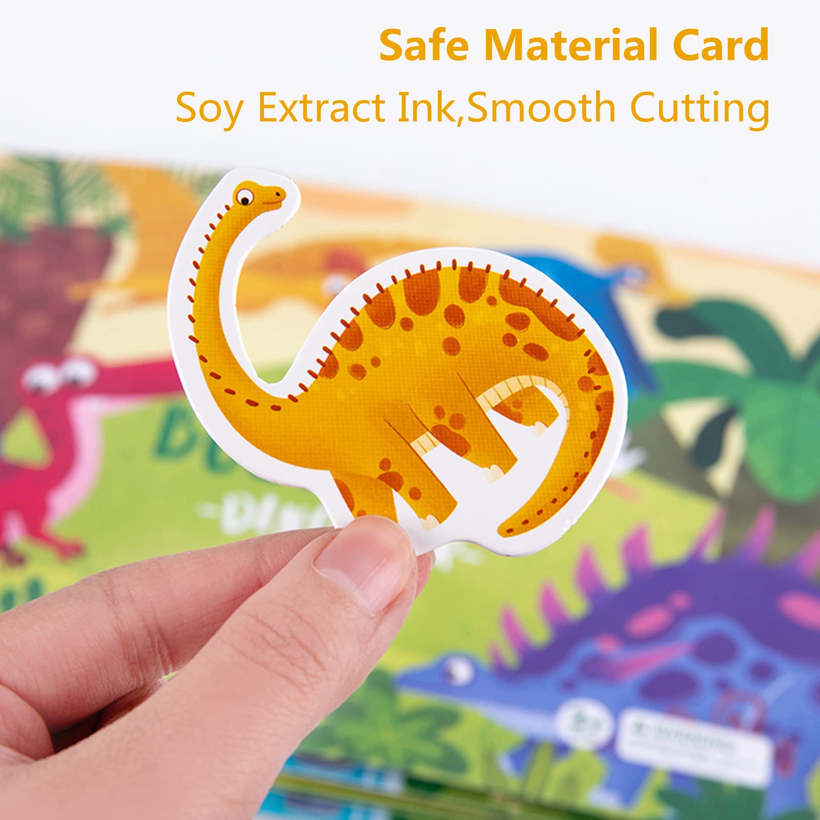 Jxueych Quiet Book for Toddlers Preschool Sensory Toys DIY Montessori Busy Book for Kids to Develop Learning Skills, Road Trip Essentials (Vegetable)