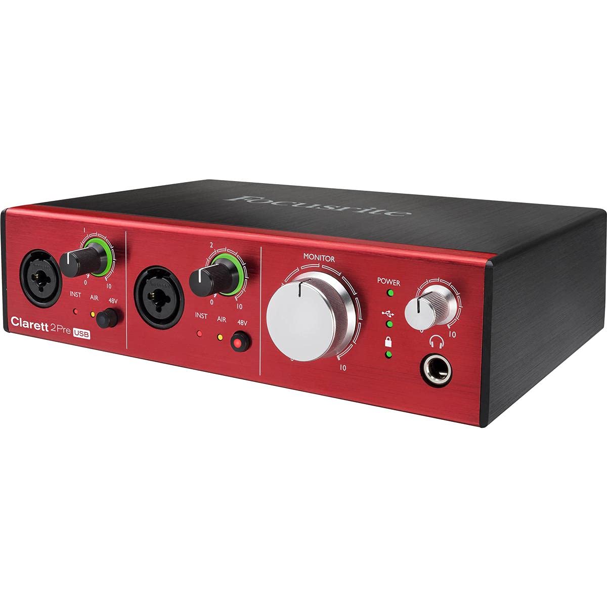 Focusrite Clarett 2Pre USB 10-In/4-Out Audio Interface