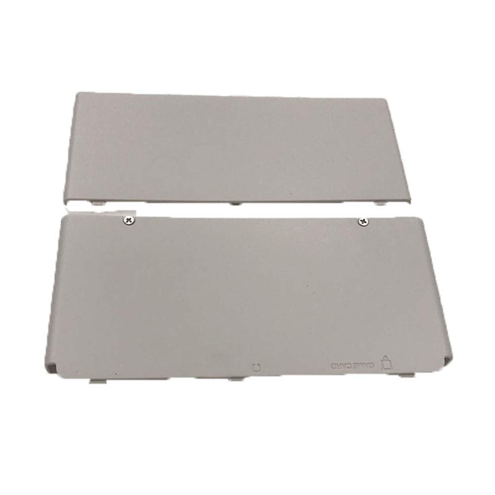 for New 3DS Version Front Back Faceplate Plates Upper & Back Battery Housing Shell Case Cover (Milky White)