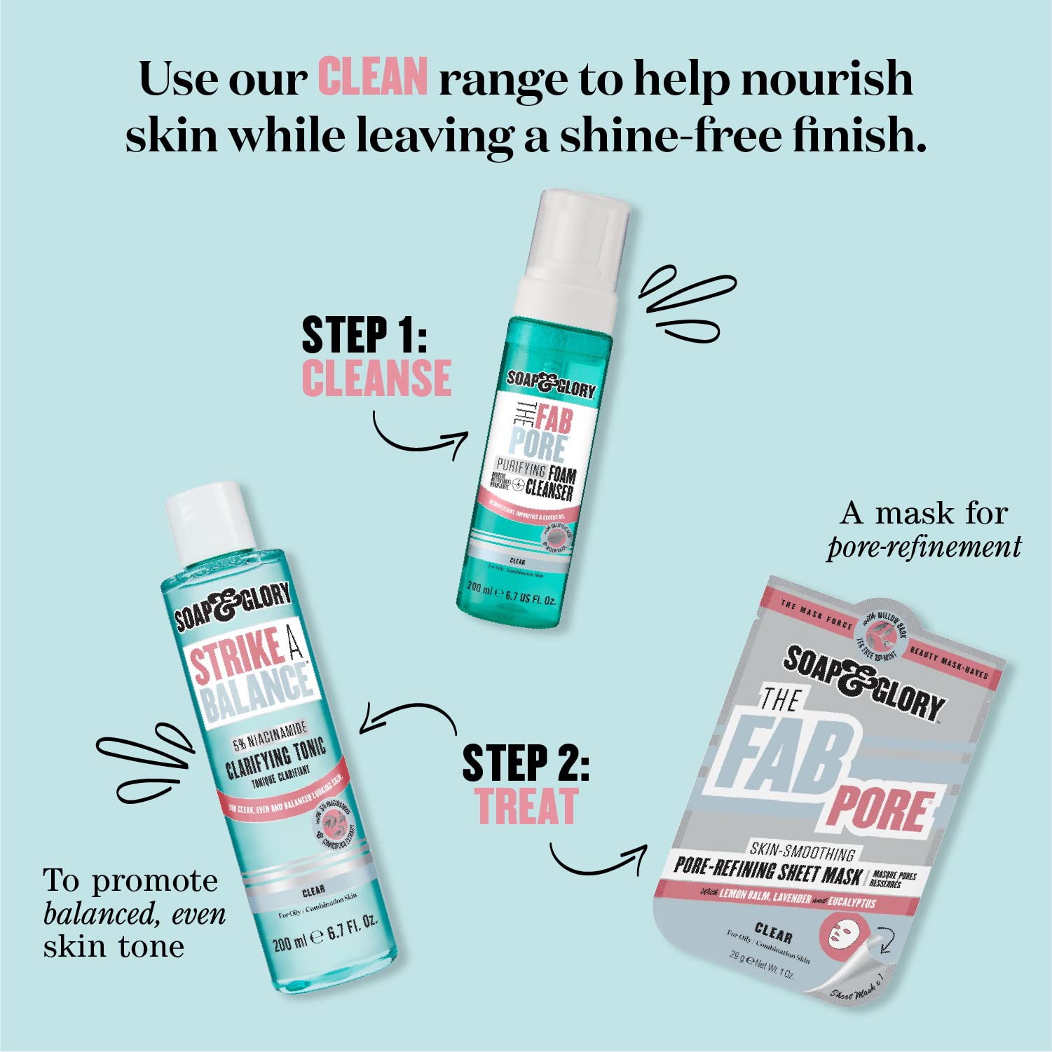 Soap & Glory Face Soap & Clarity Vitamin C Facial Wash (50ml)