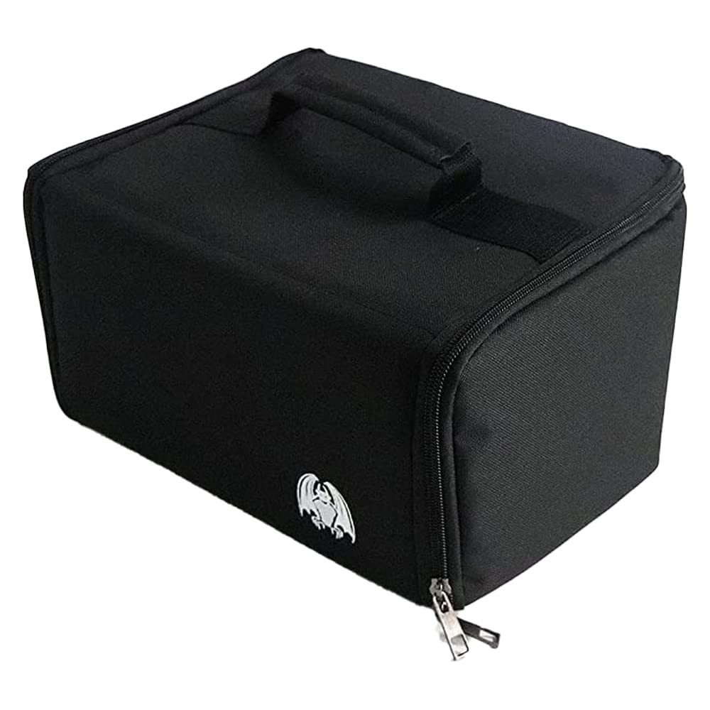Gargoyle - Miniature Carrying Case - 80 Foam Slots for 28mm Miniature Storage Case - DnD Miniature Storage with Carry Handle - Miniature Case with Large Pick and Pluck Layer -Miniatures Carrying Case
