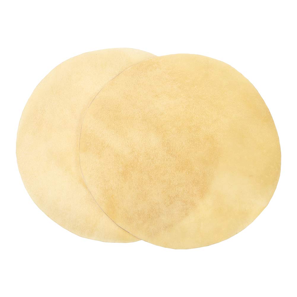 Drum Skin, 2pcs 42cm Buffalo Hide Drum Skin Drum Head for Bongo Conga African Drum