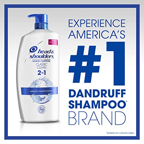 Head & Shoulders Classic Clean 2-in-1 Anti-Dandruff Shampoo + Conditioner, 32.1 oz