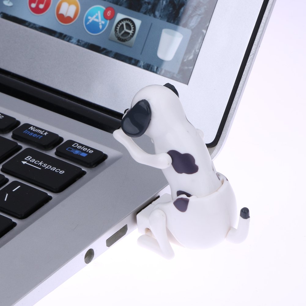 USB Humping Dog, Funny Cute USB Humping Spot Dog Christmas Toy Gift by TTnight(Black+White)