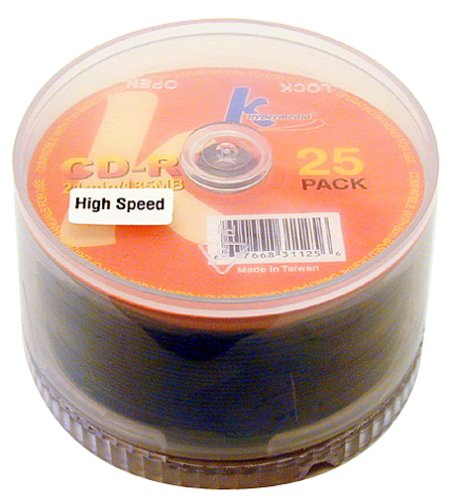 Khypermedia High Speed CD-R 8 cm 21 min 186MB (25-Pack Spindle)