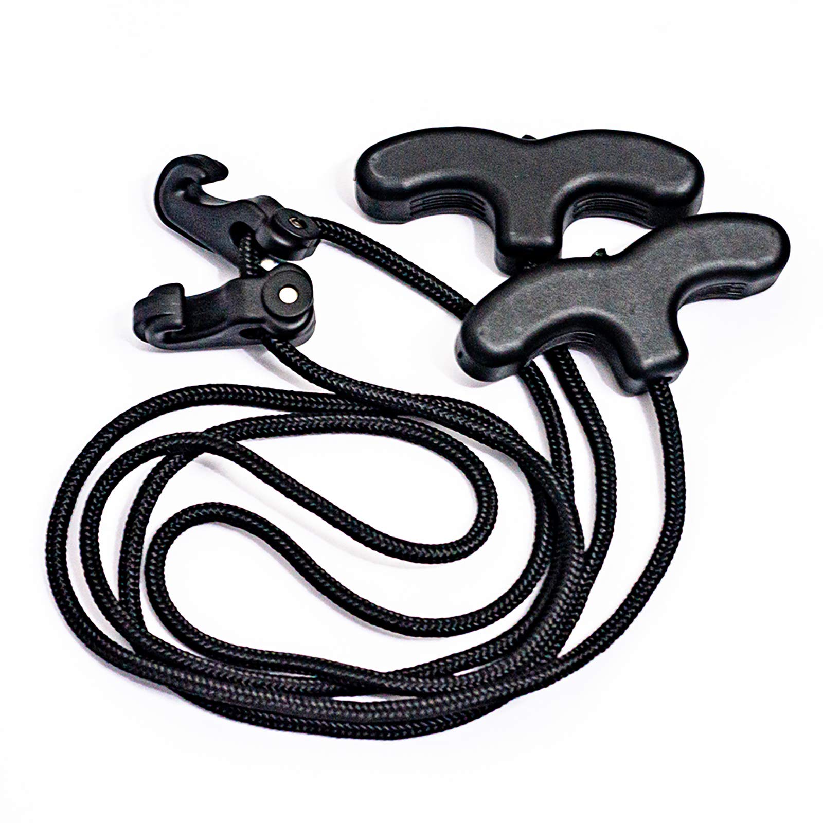 AICHROAD Crossbow Cocking Device Crossbows Cocker Rope Double Handle Strings Cocking Tool Black